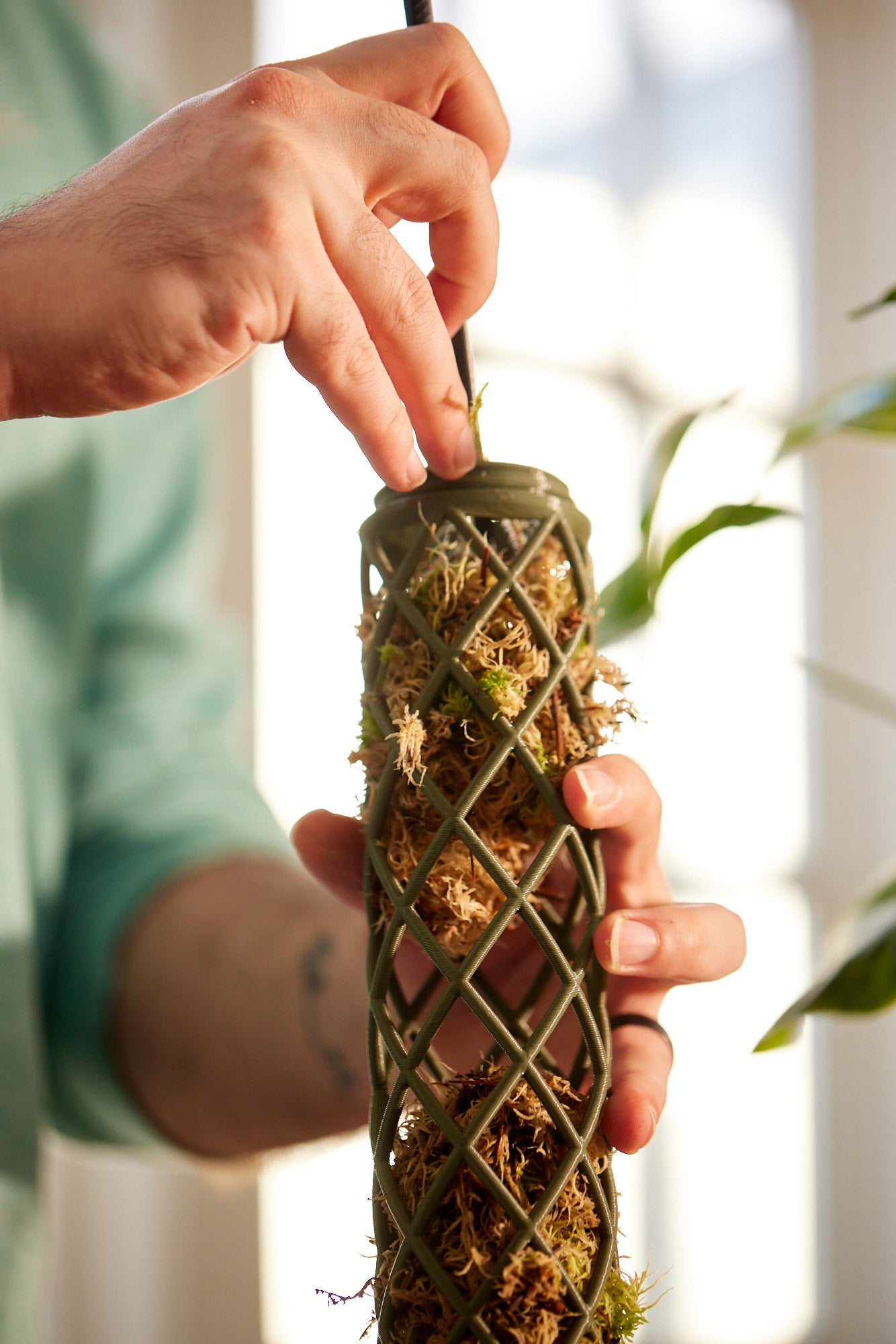 XL Moss Pole Kit Large Diameter: Modular & 3D Printed Design by Plant ...